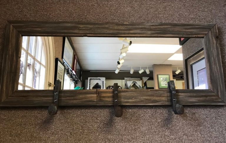 Brian’s Railroad Spike Coat Rack – Modern Legs